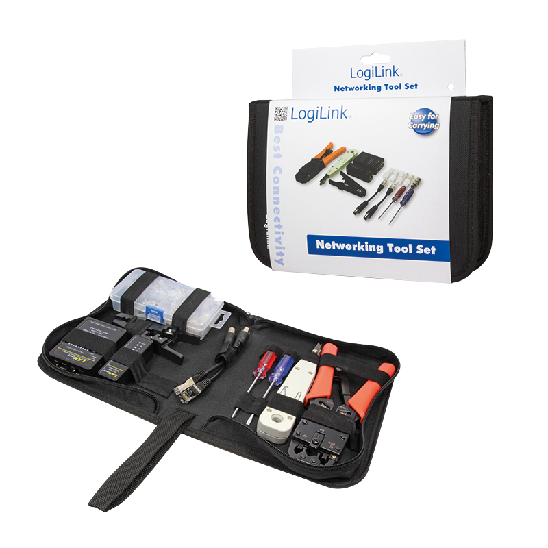 LOGILINK - Kit d'outils pour réseau, 55 pièces