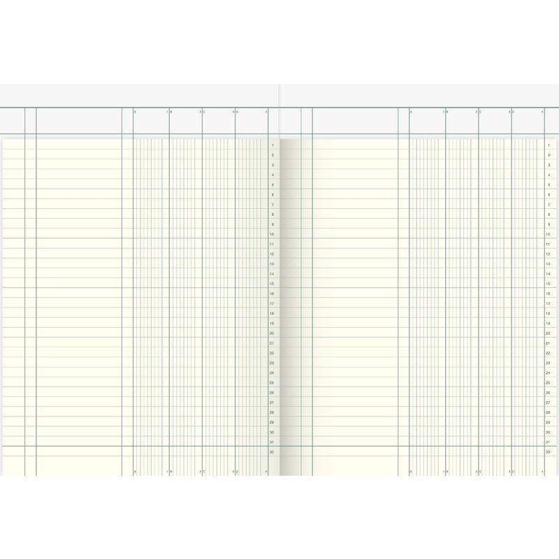 KÔNIG & EBHARDT Livre à colonne A4, 4 colonnes, 40 colonnes