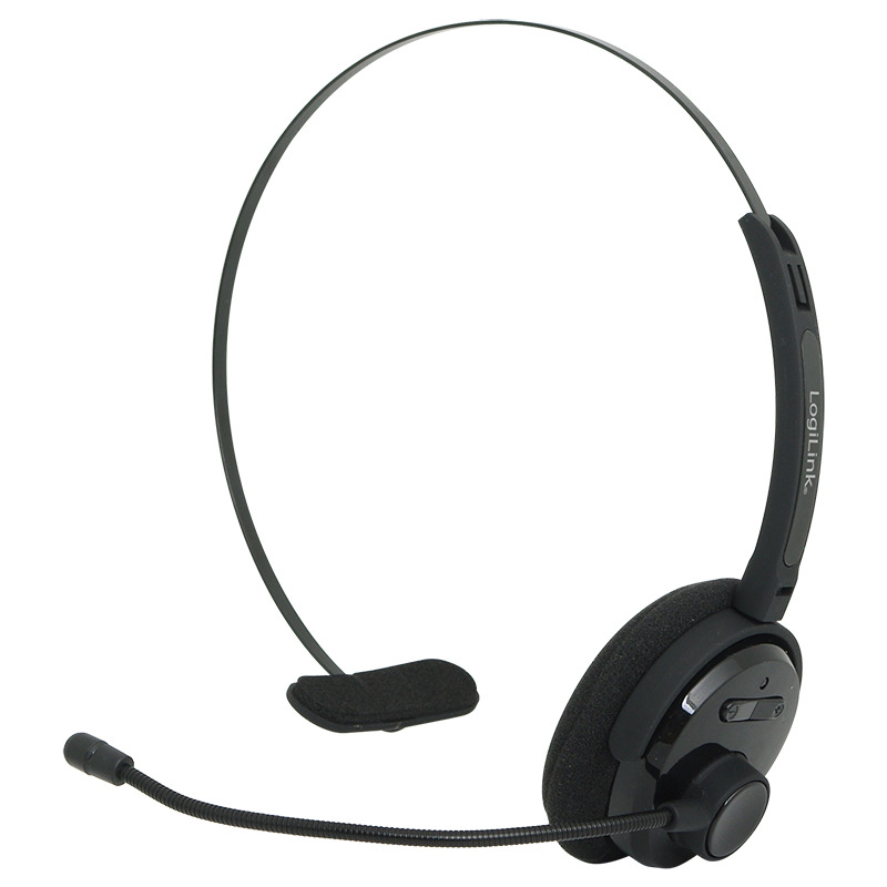 LogiLink Casque micro bluetooth V3.0, mono, noir