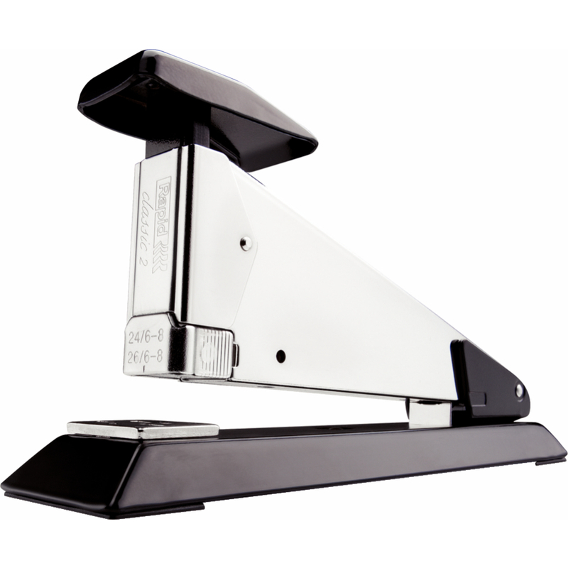 Rapid Agrafeuse classic K2, en acier, noir