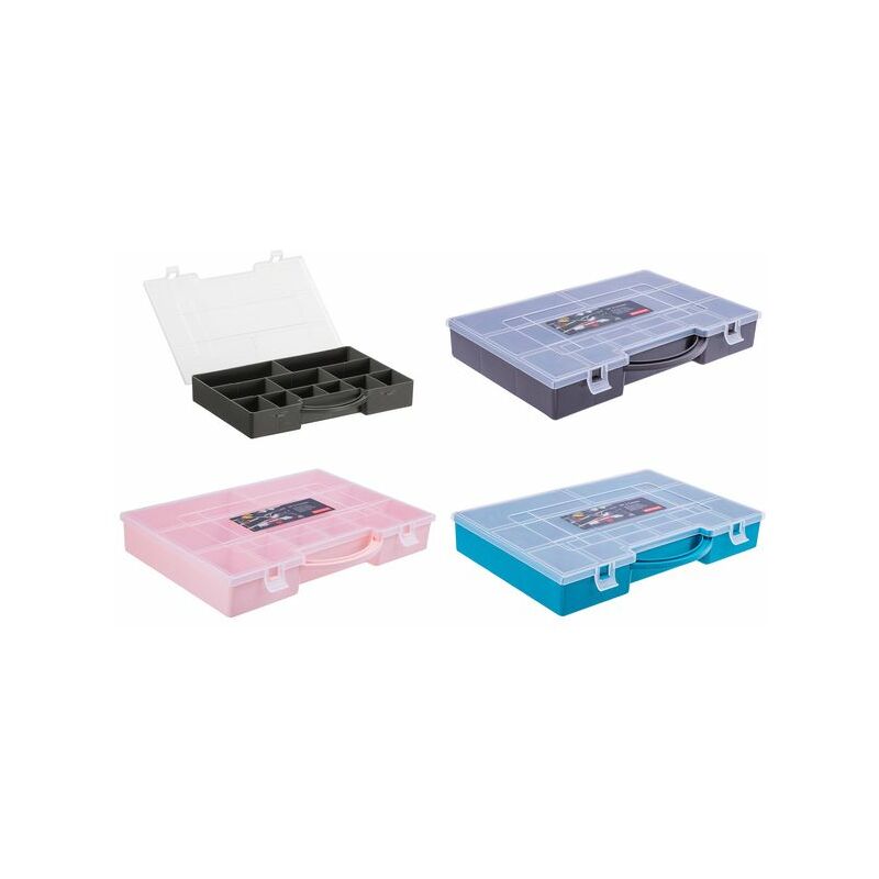 Plast team Boîte d'assortiment HOBBY BOX SMALL, gris