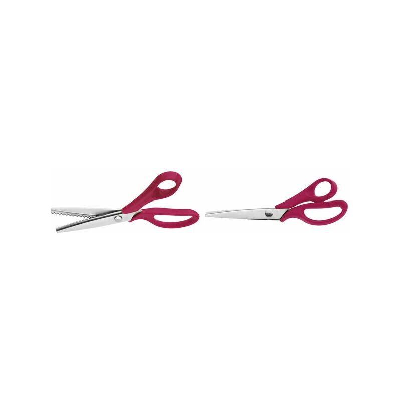 Clauss Ciseaux cranteurs, coupe en zigzag, longueur: 215 mm