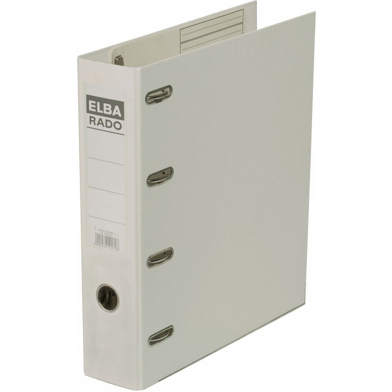 ELBA classeur double rado plast, largeur de dos 75 mm,