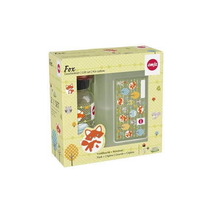 emsa KIDS Kit gourde + boîte à goûter, motif: monstres