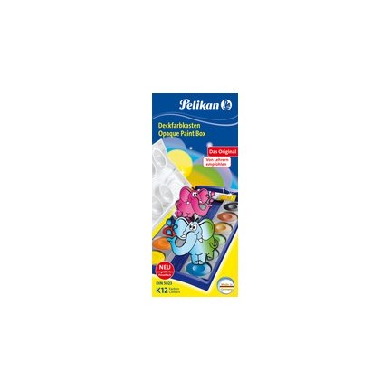 Pelikan Boîte de peinture standard d'école K24, 24 couleurs