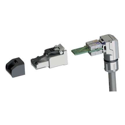 TelegÂrtner Connecteur RJ45 MFP8 cat.6A 4x90 PROFINET,