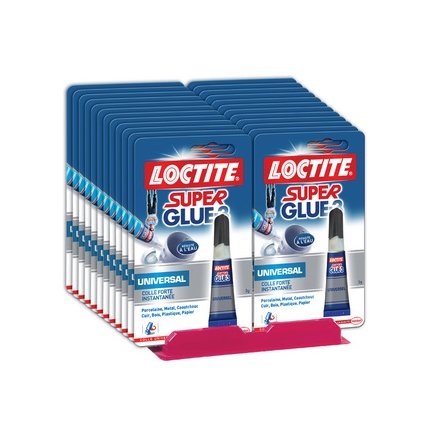 LOCTITE Colle instantanée Super Glue 3, tube de 3 g